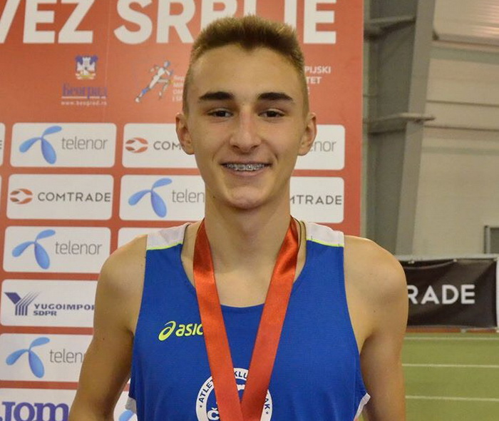 Čačanski atletičar Ognjen Nikolić prvak Srbije na 3.000 metara - Morava ...
