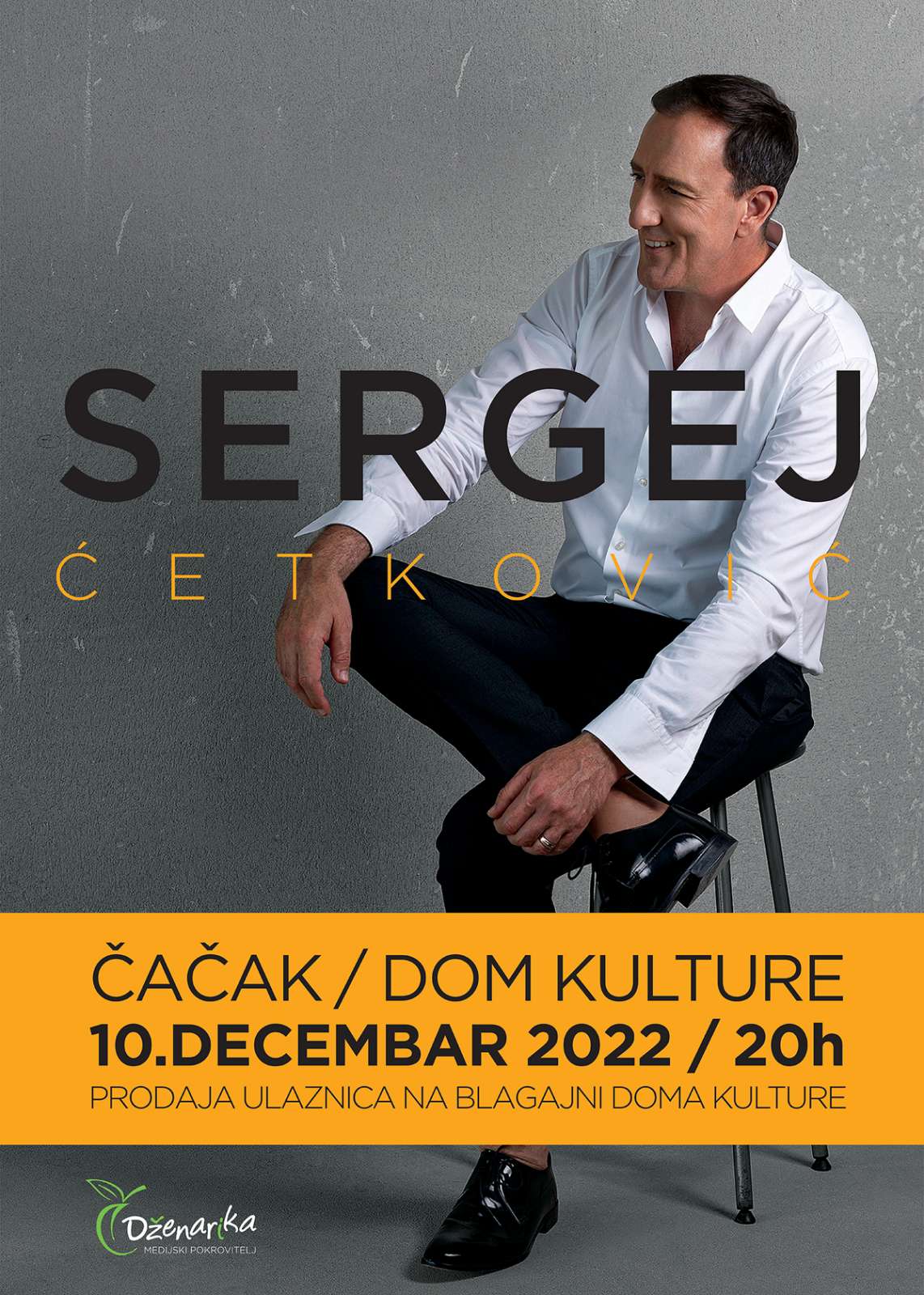 Koncert Sergeja Ćetkovića u Čačku - Morava Info