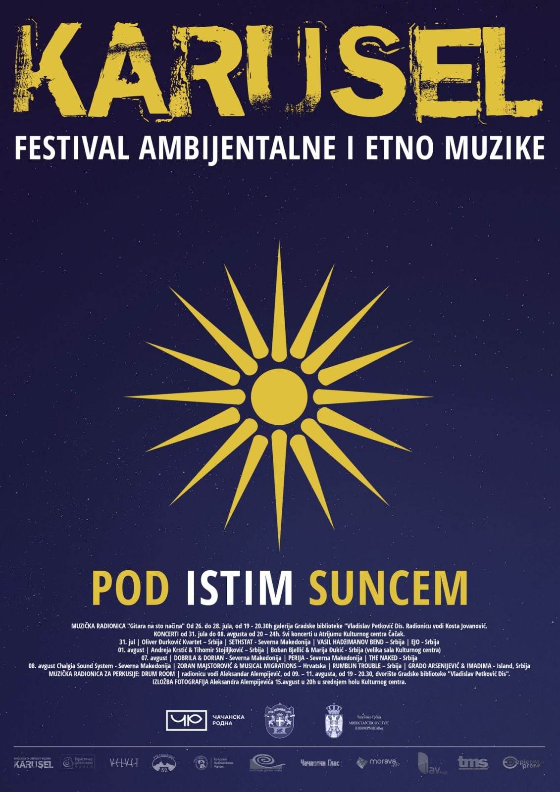 Karusel 23 - Pod istim suncem: Ovo je kompletan program - Morava Info