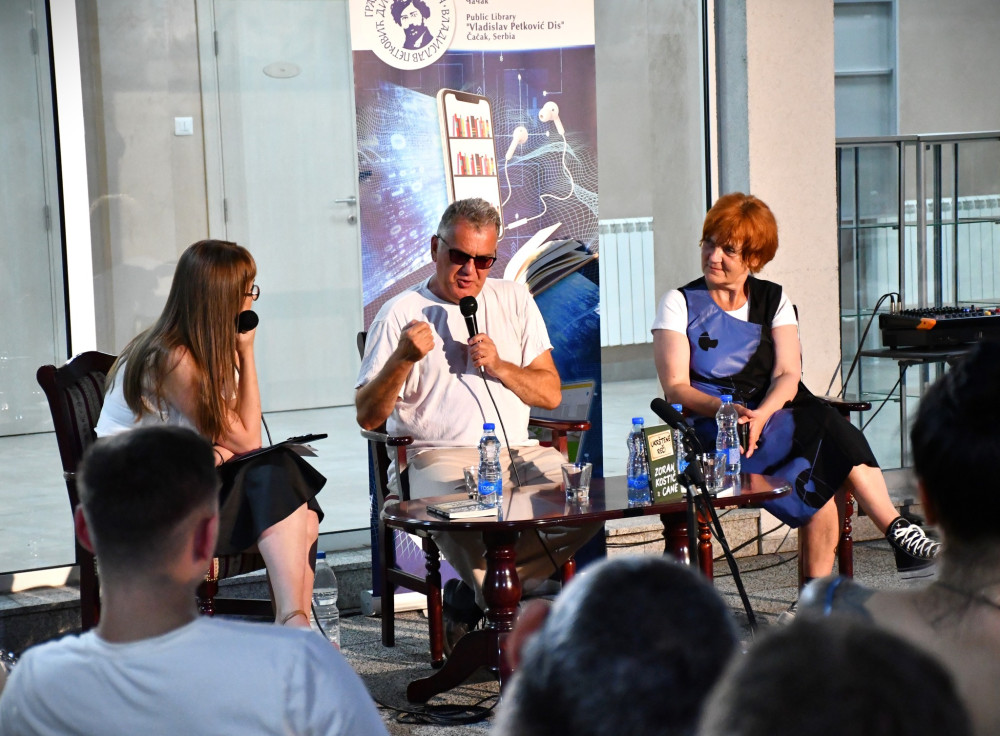 Zoran Kostić Cane u Čačku promovisao zbirku pesama ''Ukrštene reči ...