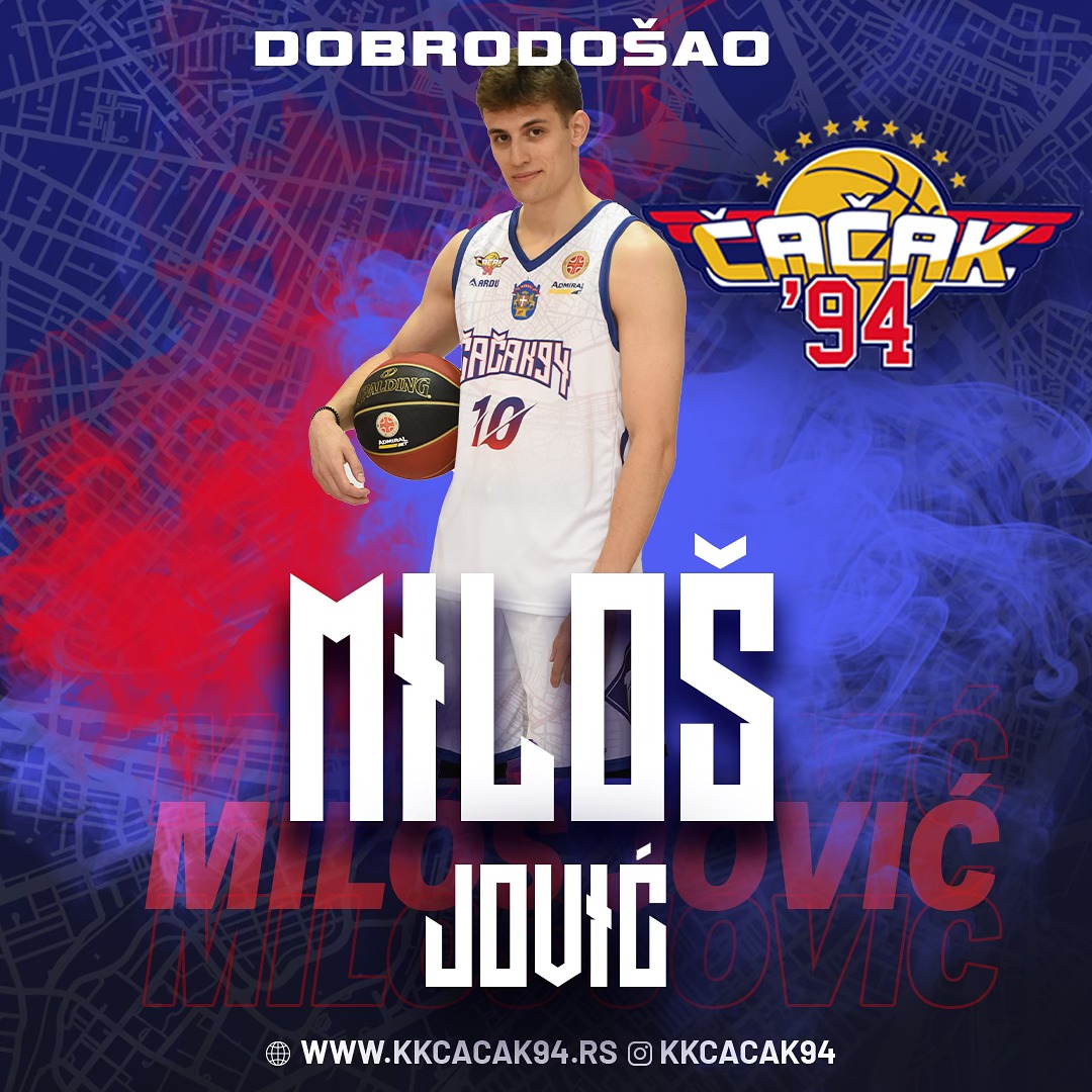 Čačak 94 dobio pojačanje na bekovskoj poziciji - Morava Info